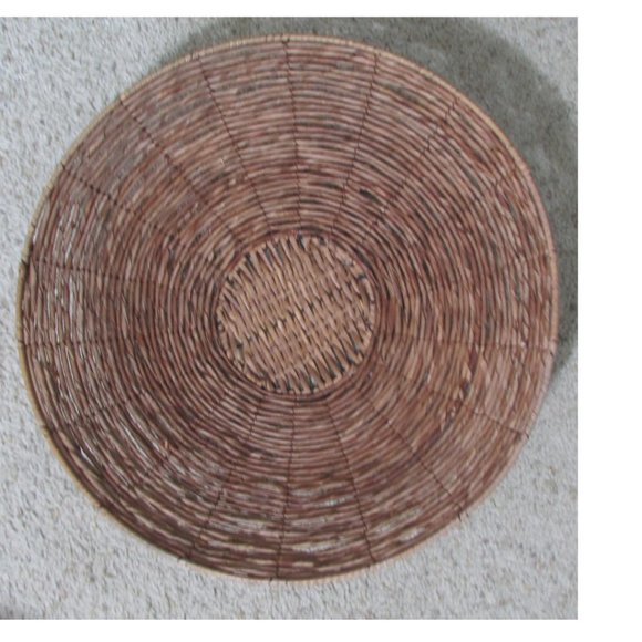 Accents | Large Shallow Wicker Basket | Poshmark